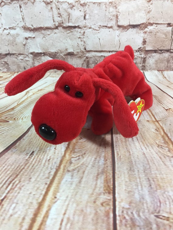 Vintage 1996 TY Rover the red Dog Plush Stuffed Animal the | Etsy