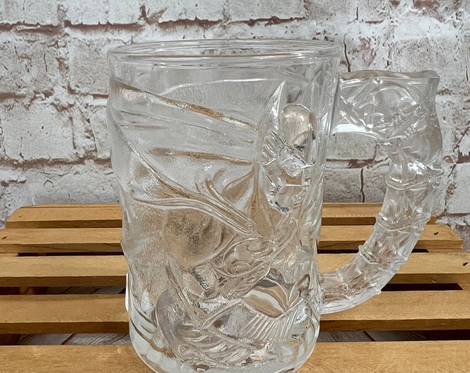 Vintage 1995 Mcdonald's Batman Forever Batman / Riddler Clear 3D Etched ...