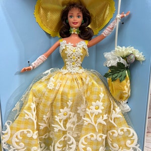 Vintage 1996 Summer Splendor Barbie Doll by Mattel Enchanted Seasons ...