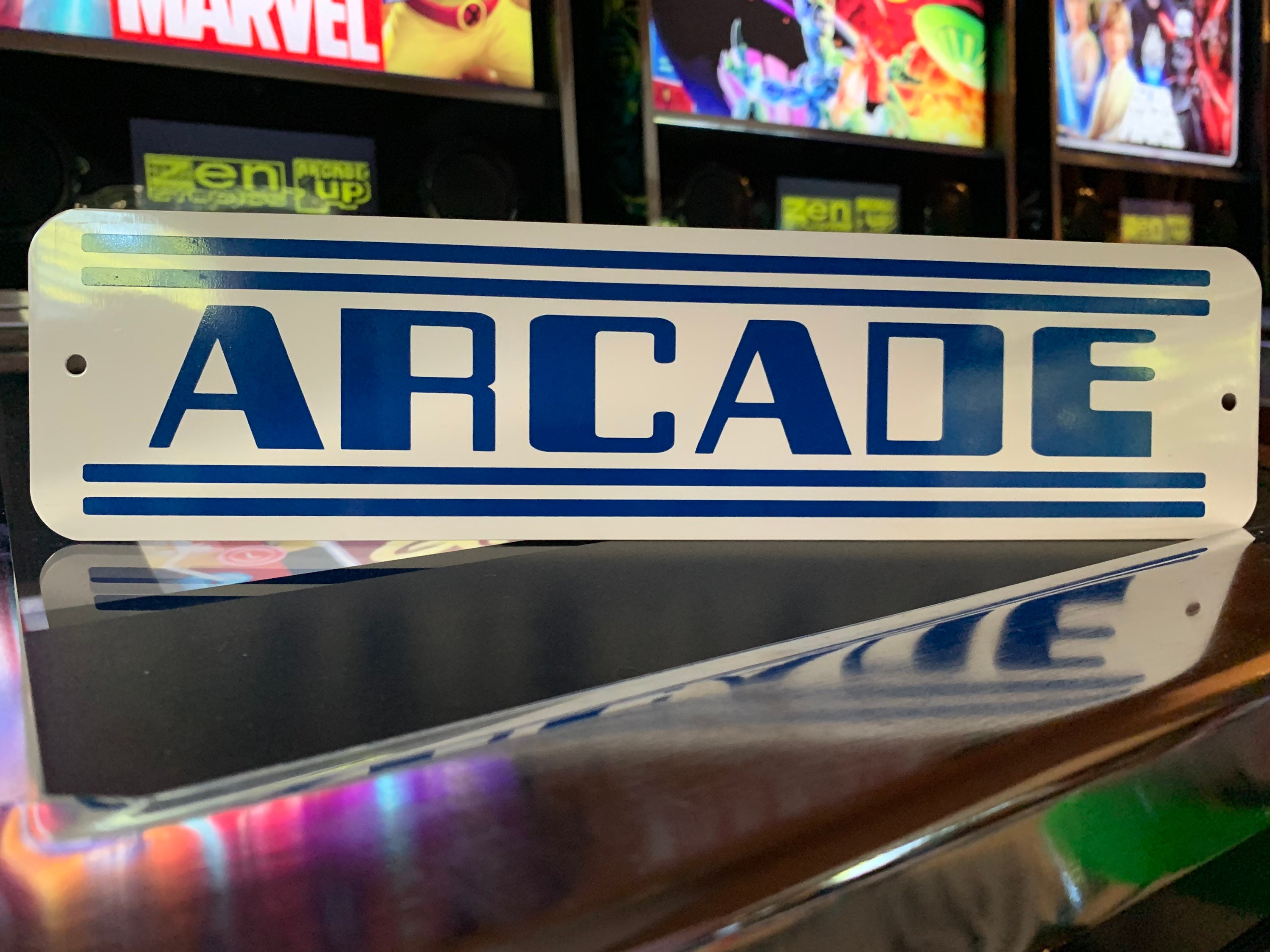 ARCADE Mini Video Game Room Metal Sign 3x12 NEW | Etsy