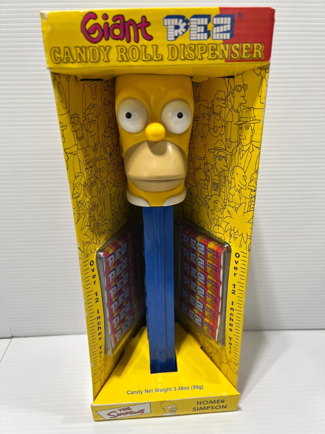 Vintage Homer Simpson GIANT PEZ Candy Dispenser 12 Tall New in Box - Etsy