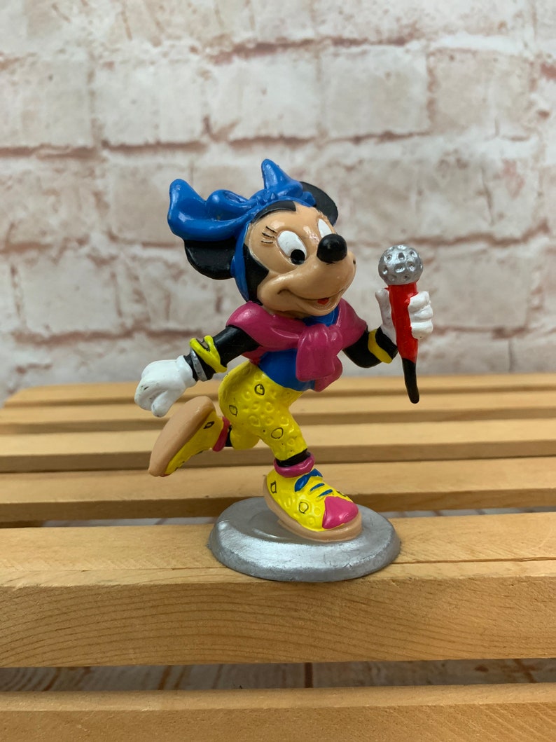 Vintage 1987 Minnie Mouse Rockstar Singer Disney Miniature PVC - Etsy