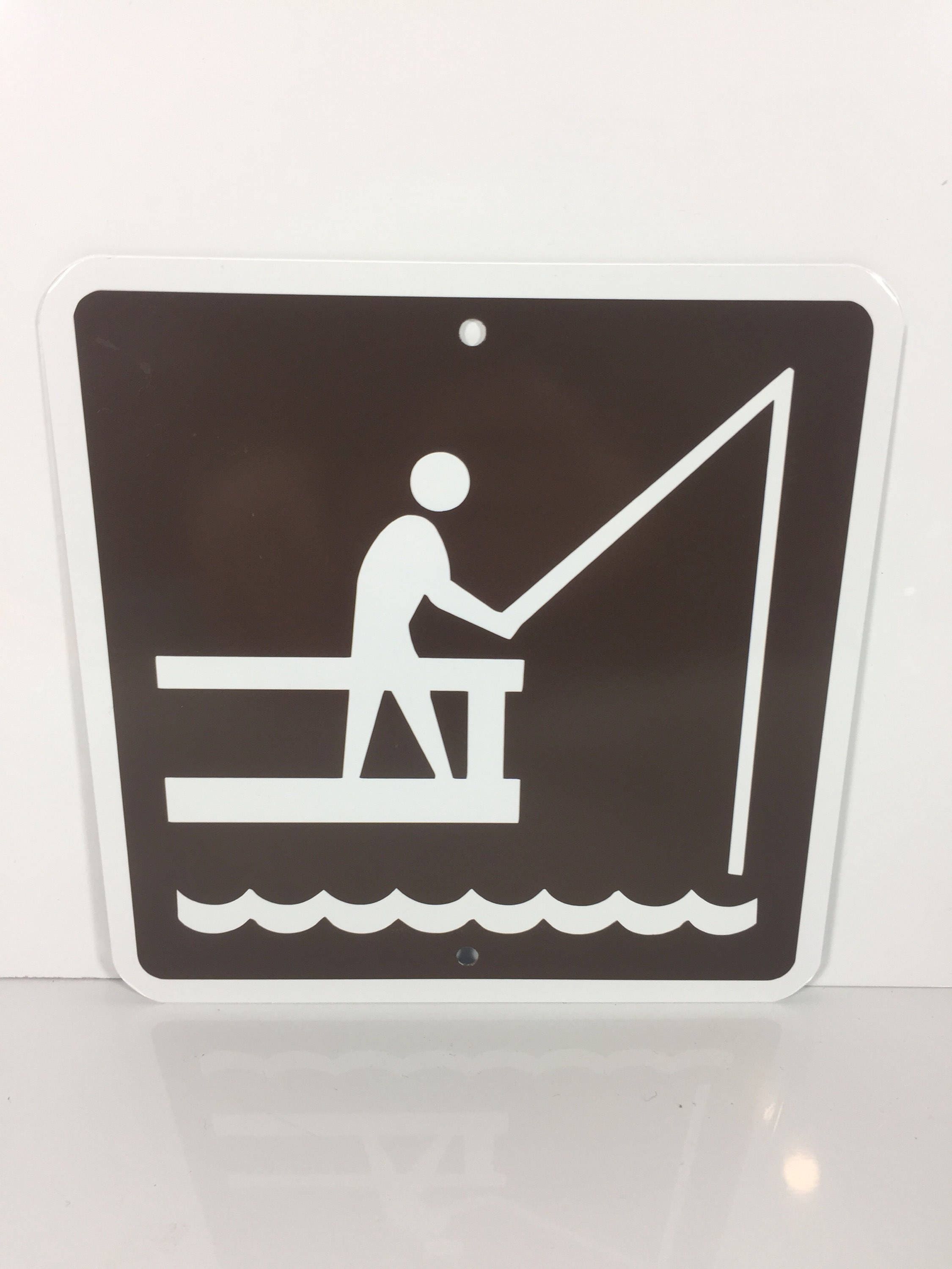 Dock Fishing Mini Metal Camping Lake Parks & Recreation Sign - Etsy