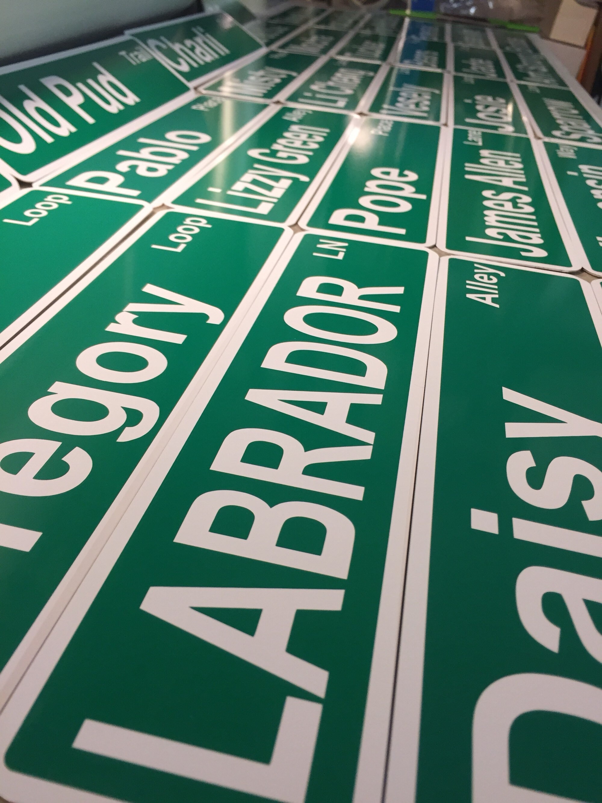 Custom Name Your Text Street Road METAL Sign 6"x24" Personalized! You ...