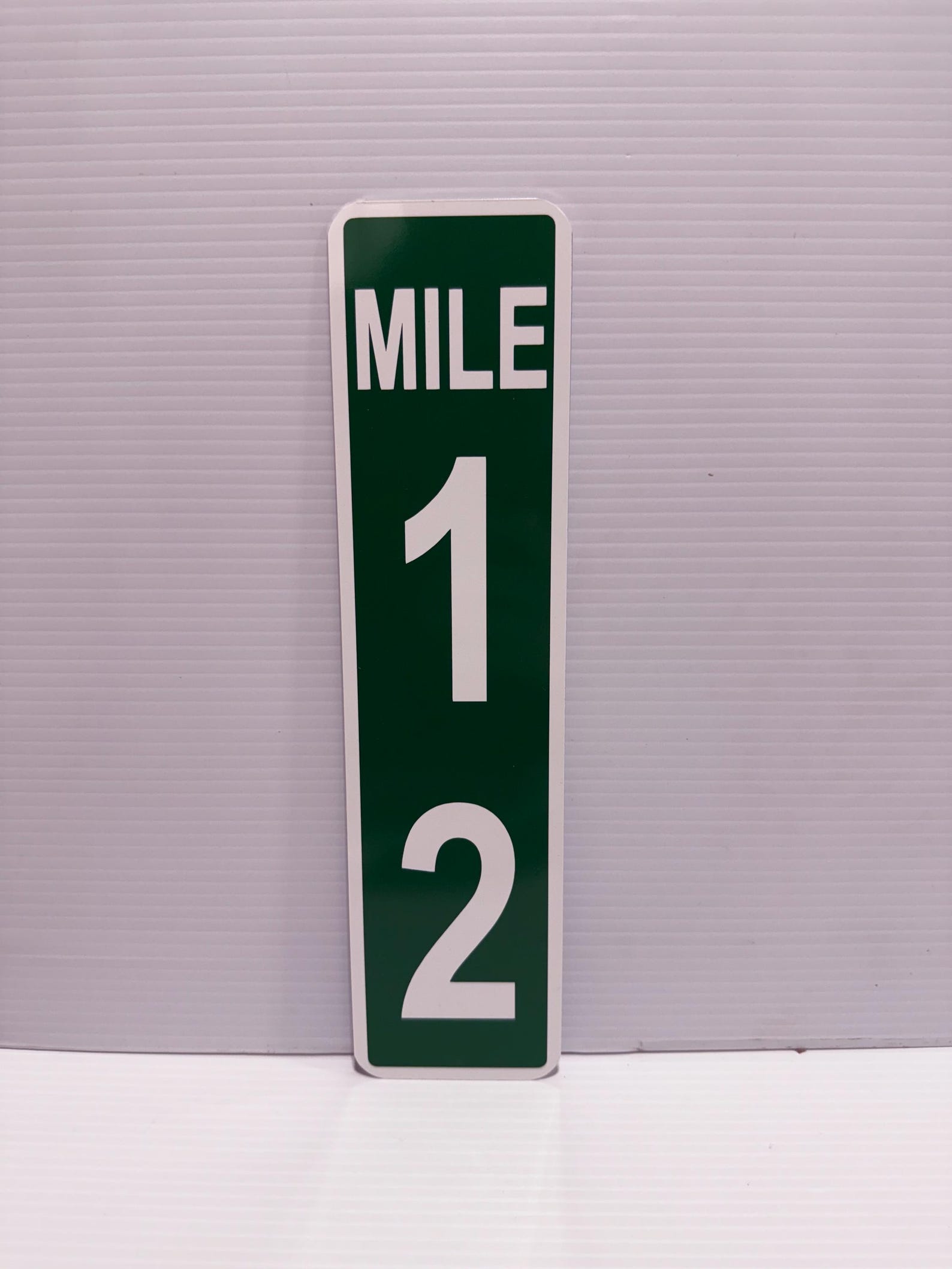 Custom Metal Mile Marker Sign: Personalized Road Sign (3x12 or 6x24) - Etsy