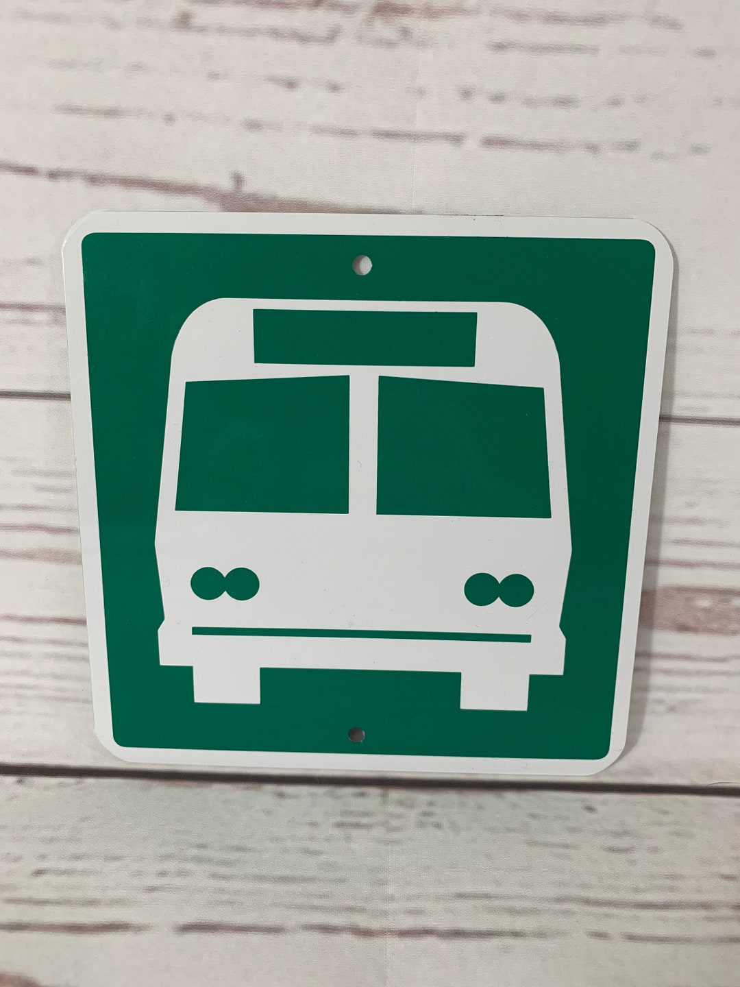 BUS STOP Mini Metal Recreational Road Street Sign 6"x6" or 12"x12" NEW ...