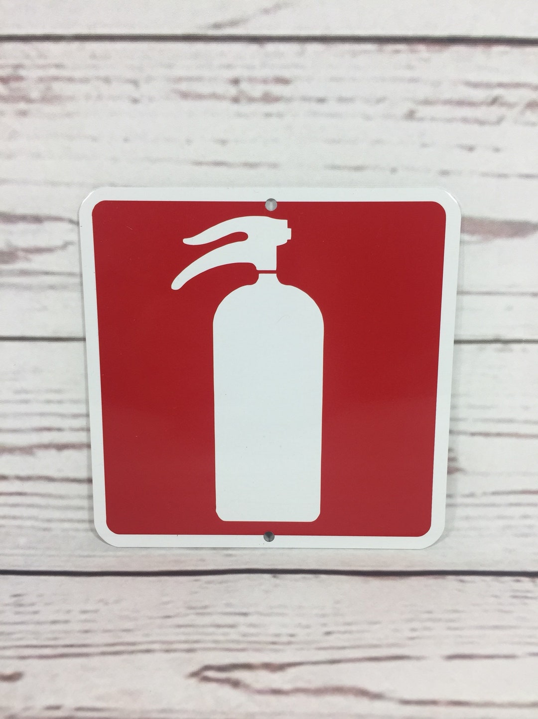 FIRE EXTINGUISHER Mini Metal Emergency Safety Sign 6"x6" or 12"x12" NEW ...