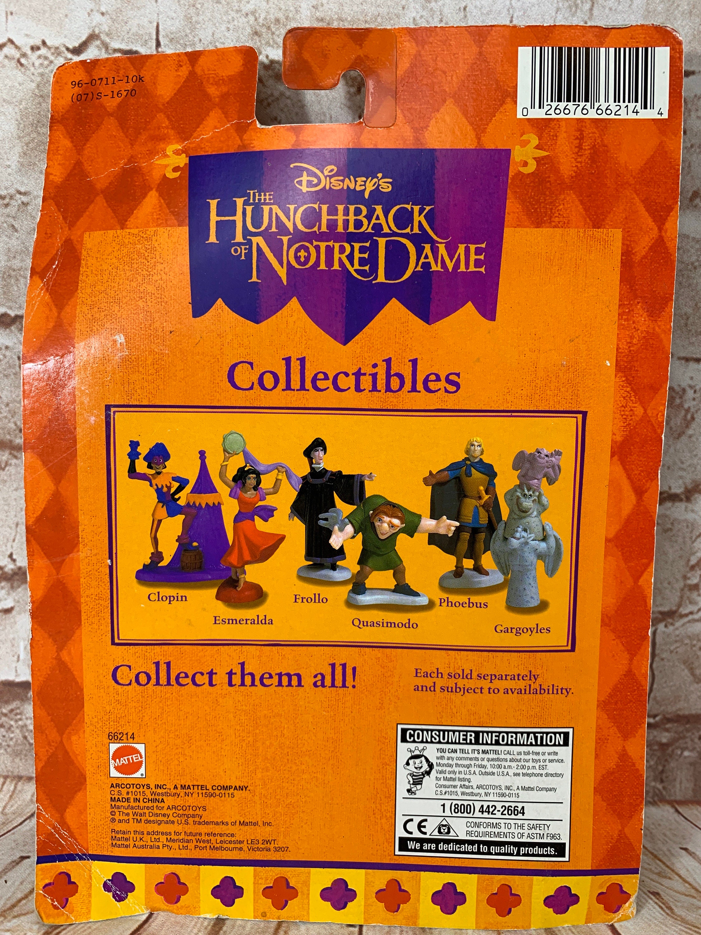 Vintage Set of 3 Disney Hunchback of Notre Dame Mini PVC - Etsy