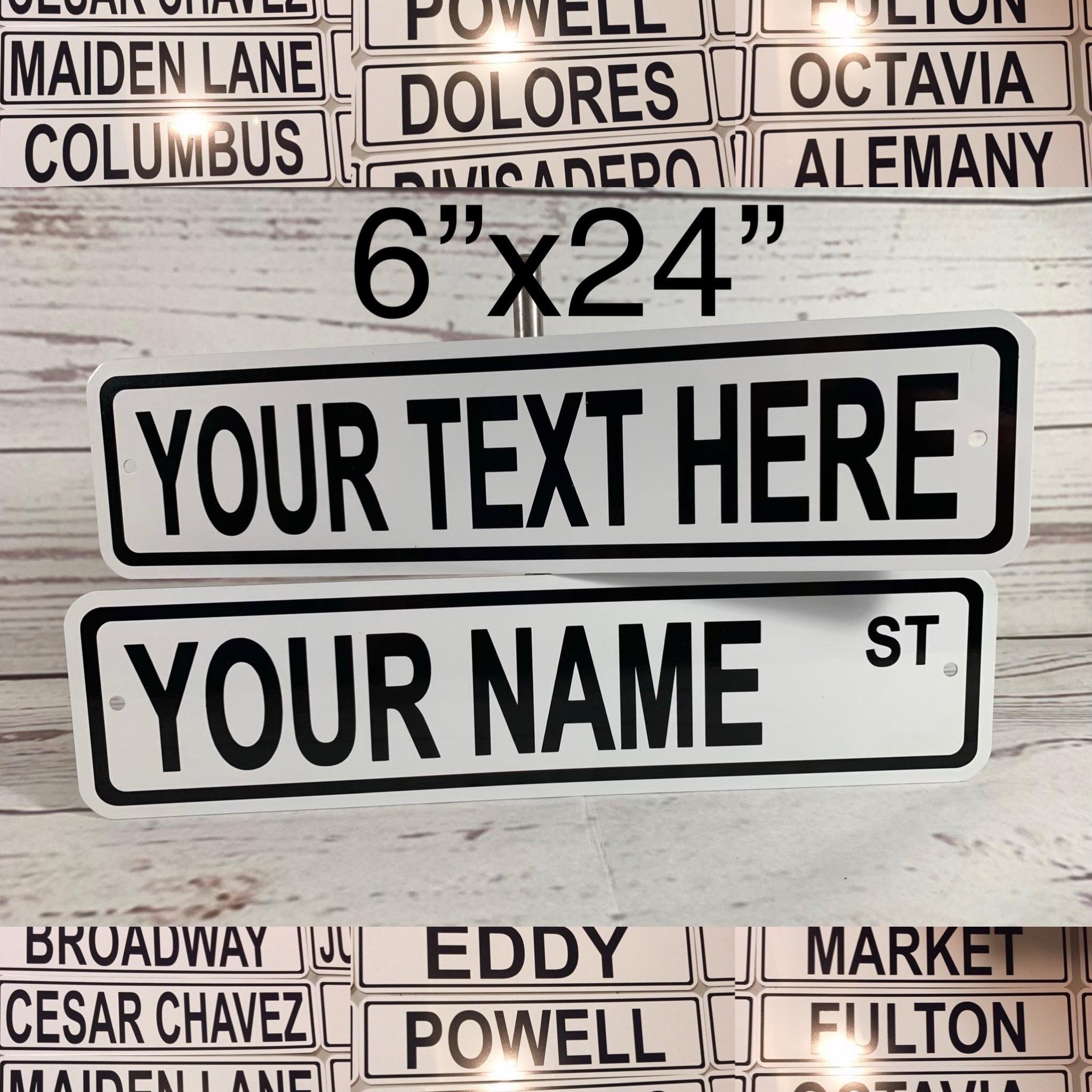 Custom Metal Street Signs