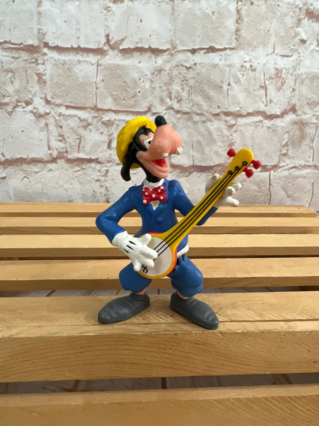 Vintage Goofy Playing Banjo Disney Miniature PVC Mini Figure Toy by ...