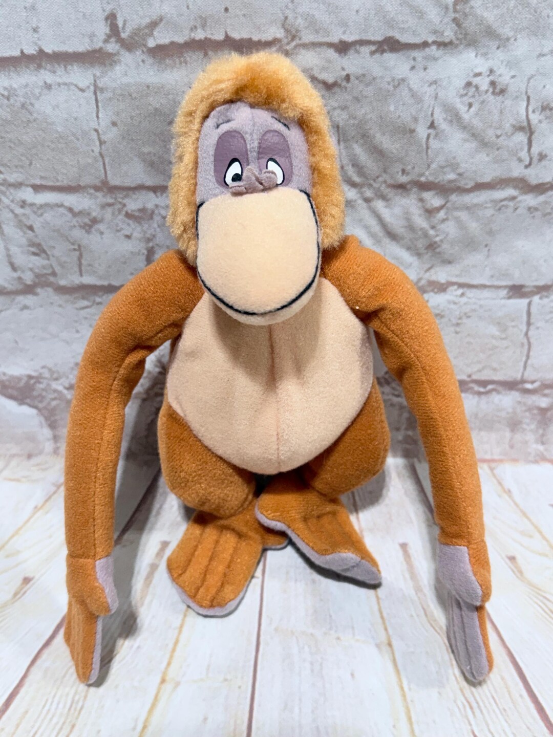 Vintage Disney King Louie Jungle Book Bean Bag Beanie Plush by Applause ...