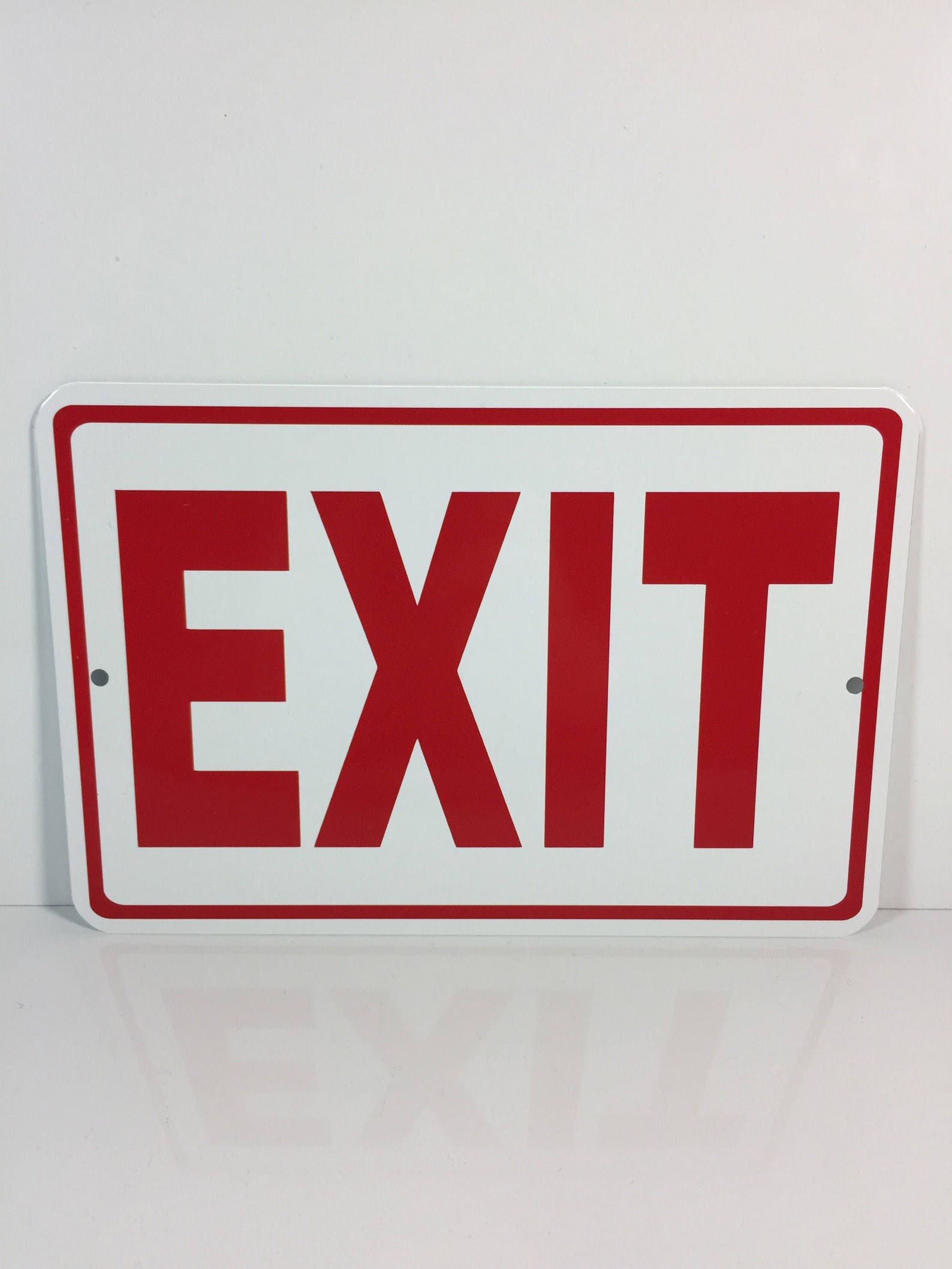 EXIT Metal Door Home or Business Safety Warning Sign NEW 3 - Etsy