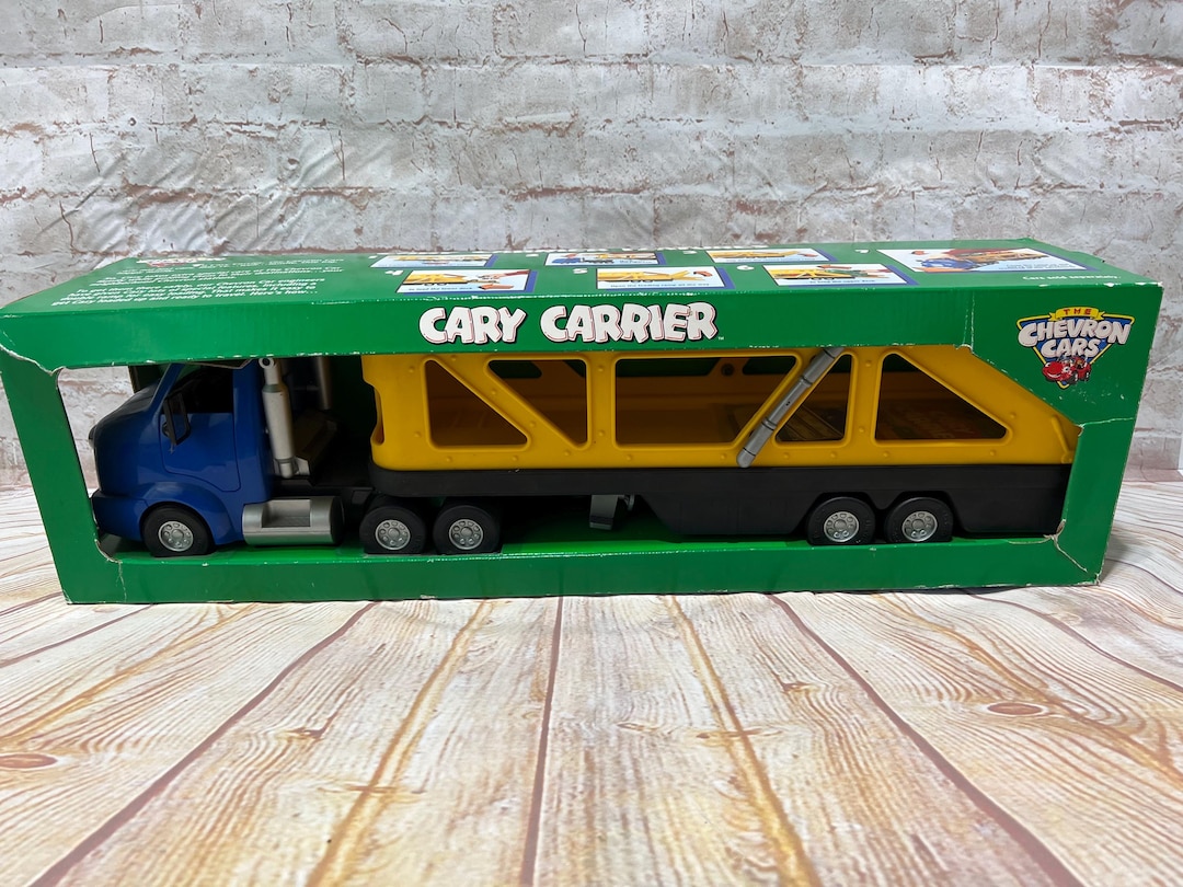 Vintage Chevron Cars Cary Carrier: Collector Toy Car - New in Box - Etsy