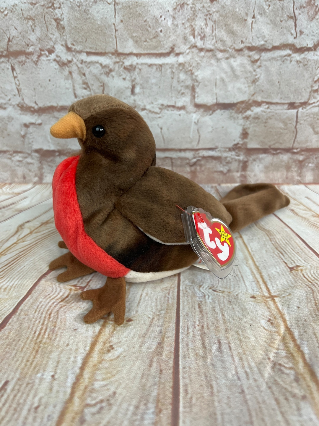 Vintage 1998 TY Early the Red Robin Bird Plush Stuffed Animal - Etsy