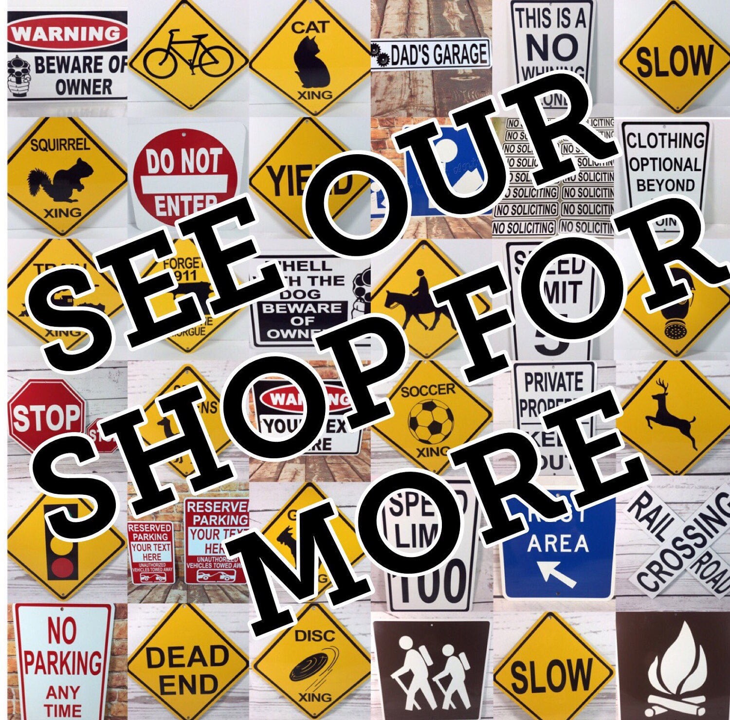 ROUTE 66 Mini Metal Highway Road Trip Sign 6x6 or | Etsy