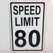 Speed Limit 80 Metal Street Traffic Sign NEW 80MPH 80th - Etsy