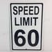 Speed Limit 60 Metal Street Traffic Sign NEW 60MPH 60th Birthday Party ...