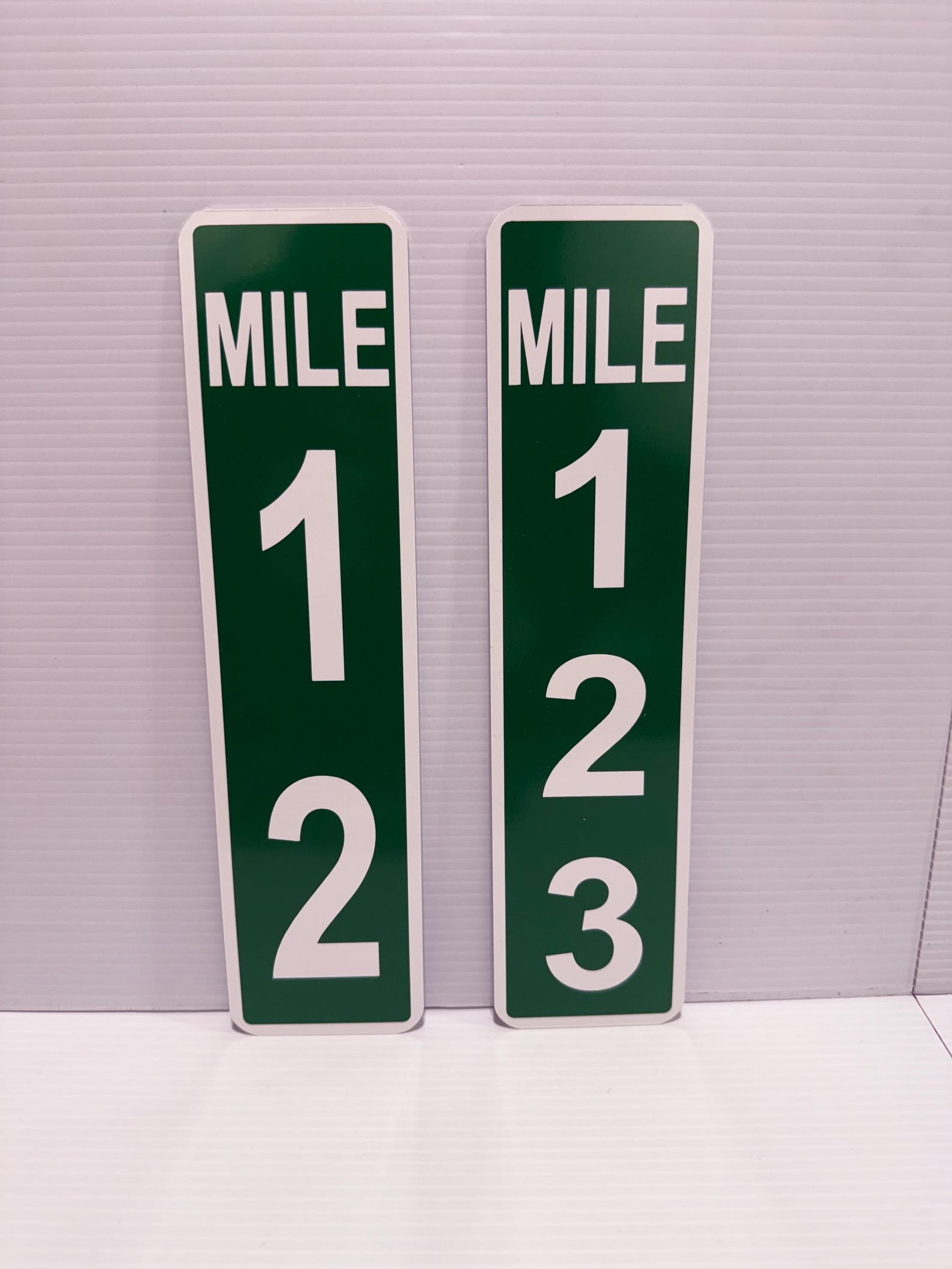 Custom Metal Mile Marker Sign: Personalized Road Sign (3x12 or 6x24) - Etsy