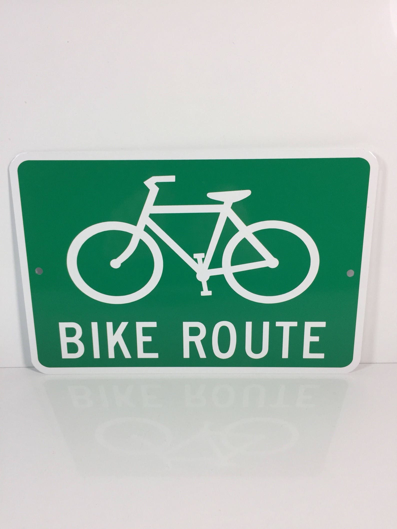 Bike Route Metal Bicycle Path Sign NEW 3 Sizes Available - Etsy