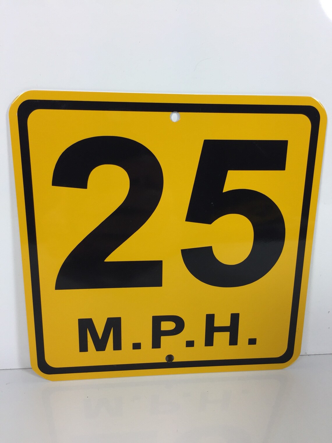 Speed Limit 25 MPH Metal Caution Street Sign 6x6 - Etsy