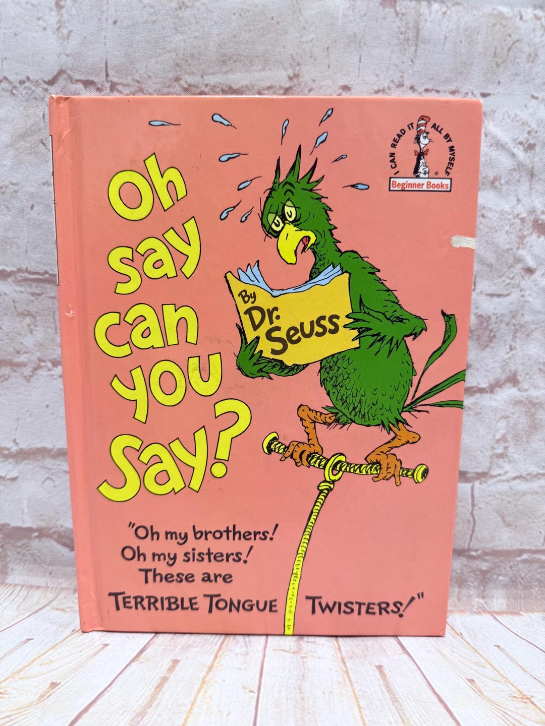 Vintage 1979 Dr. Seuss "oh Say Can You Say?" - Hardcover Collectible ...