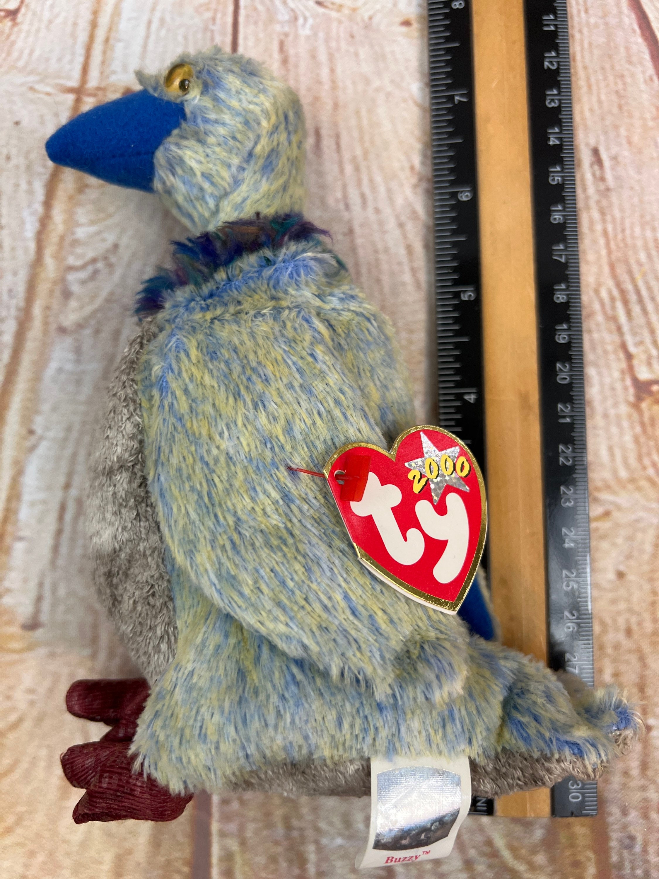 Vintage TY Buzzy the Buzzard Plush Stuffed 2000 Animal the - Etsy