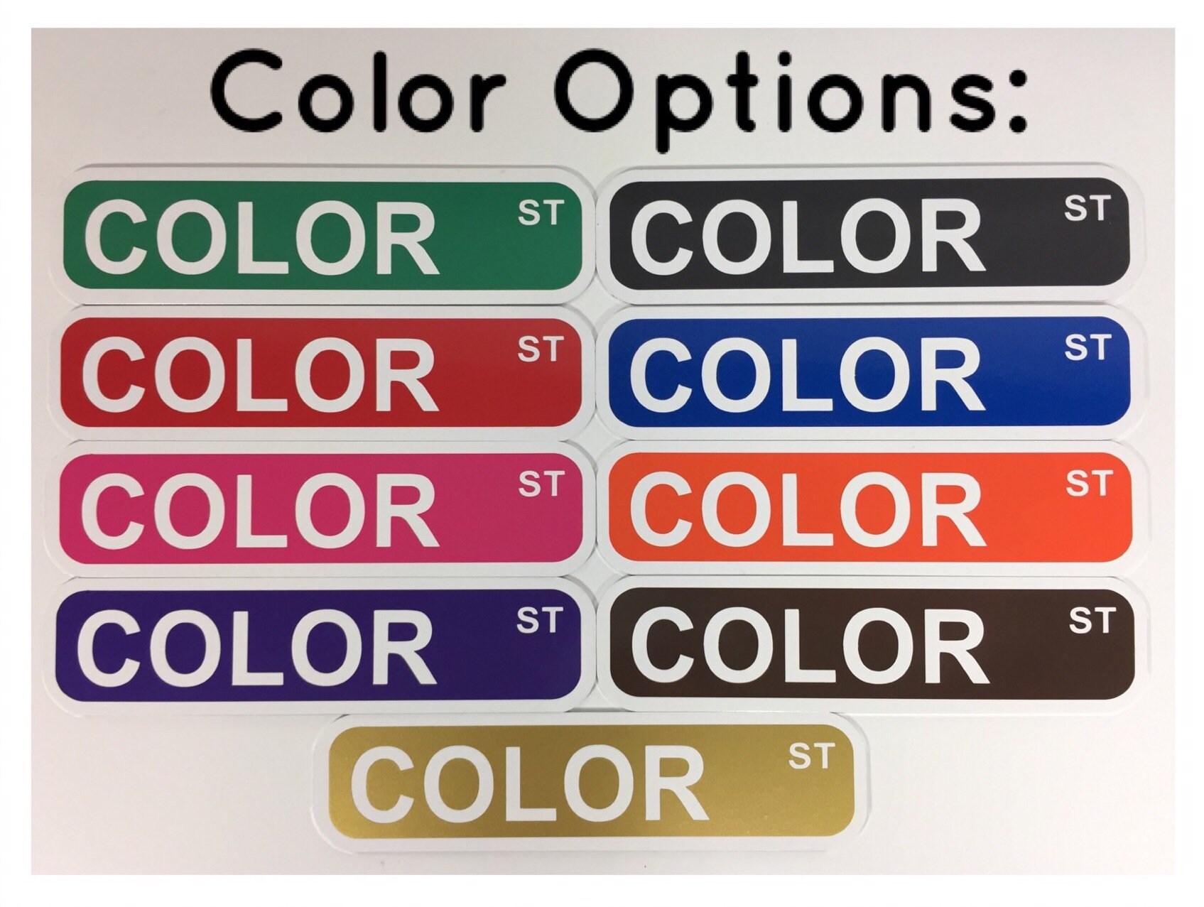 LABRADOR Lane Street METAL Dog House Sign 3x12 New - Etsy