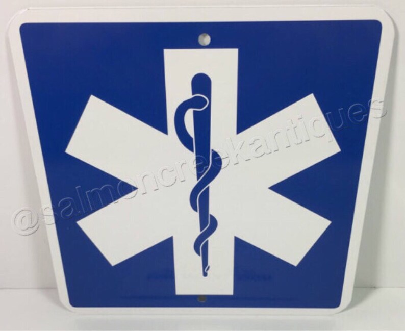 Medic Medical EMT Mini Metal Home Street Road Sign - Etsy