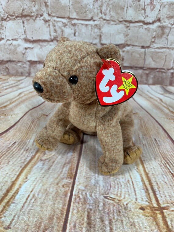 Vintage 1999 TY Pecan the Bear Plush Stuffed Animal the | Etsy