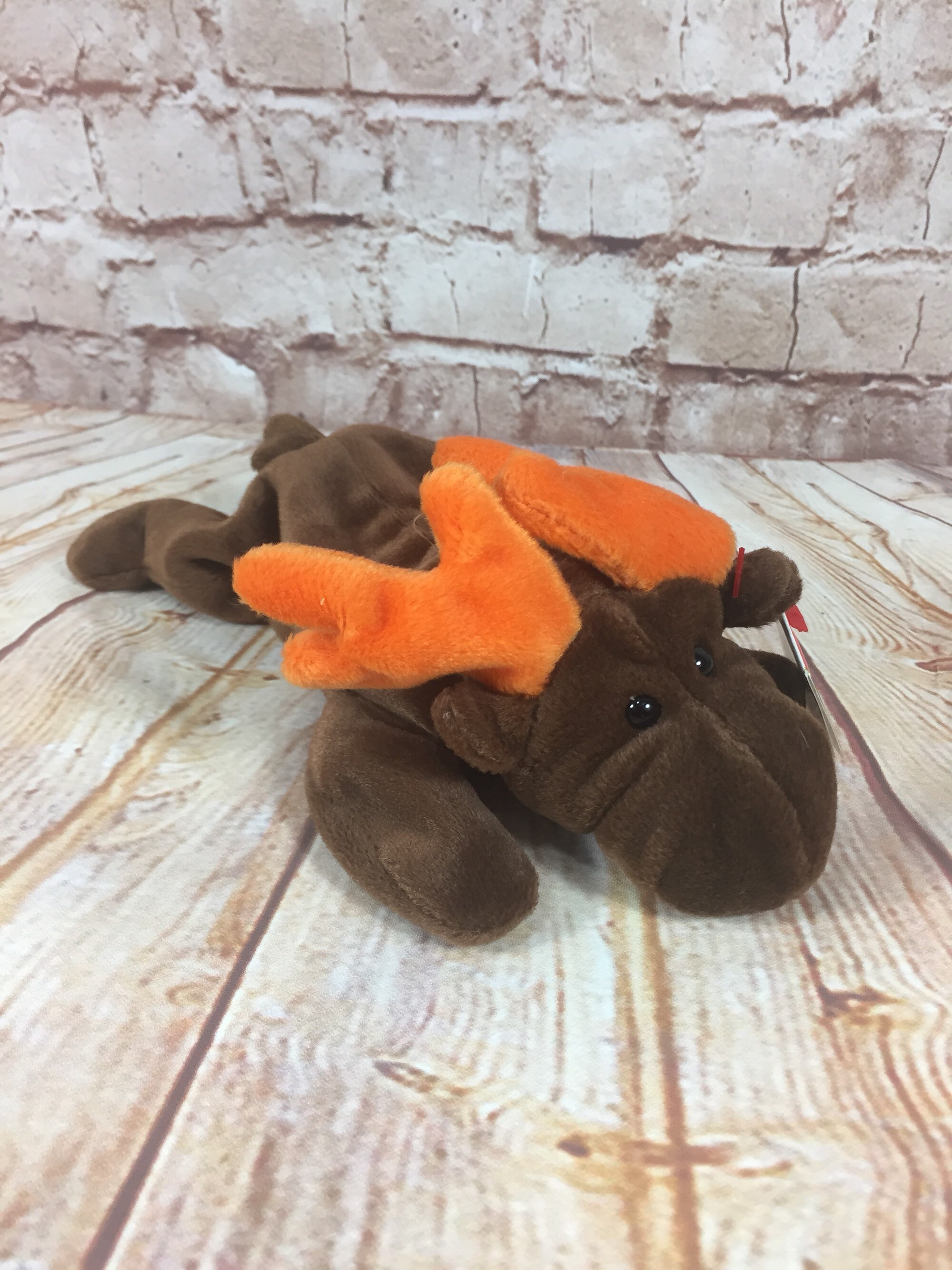 Vintage 1993 TY Chocolate the Moose Plush Stuffed Animal the Original ...