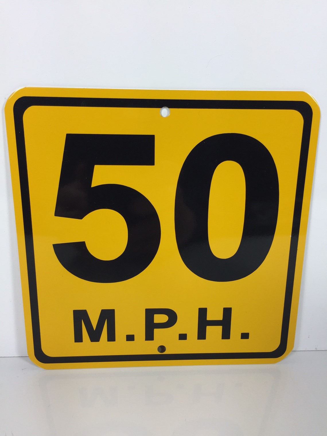 Speed Limit 50 MPH Metal Caution Street Sign 6x6 | Etsy