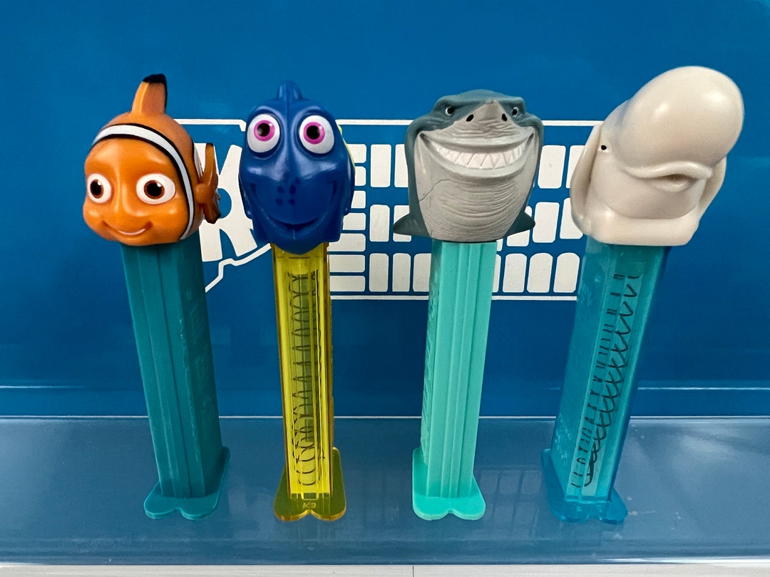 Set of 4 Disney Finding Nemo PEZ Candy Dispensers Lot With Bruce the ...