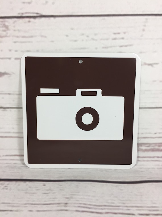 Photography Metal Park Camera Photo Sign 6x6 or | Etsy