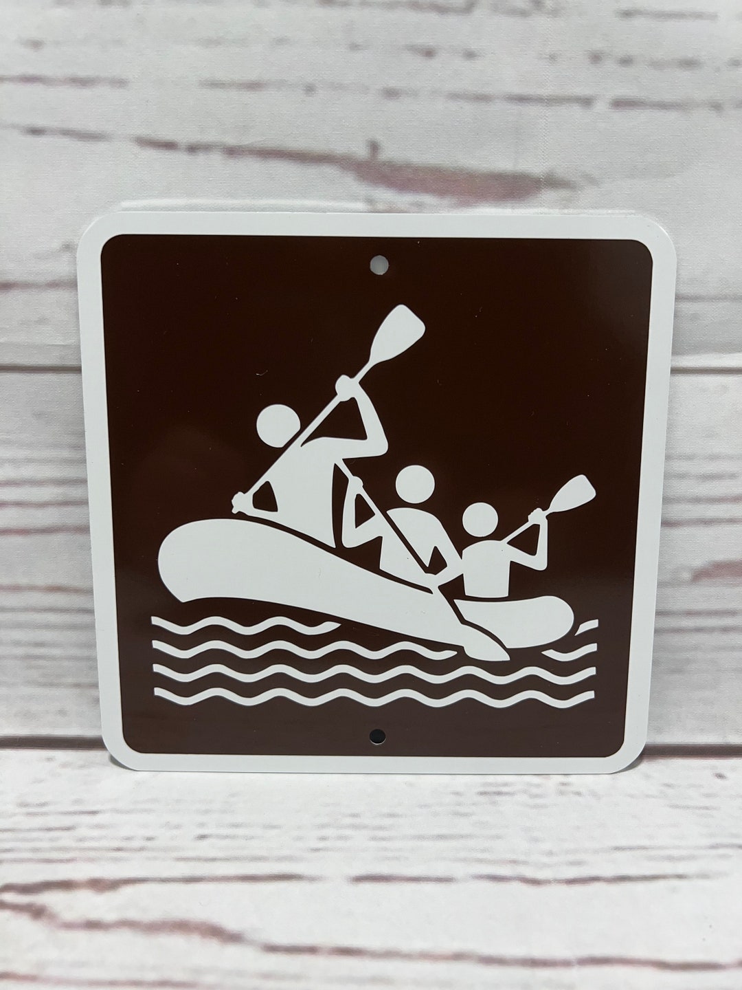 River Rafting Metal Parks & Recreation Outdoor Sports Sign 6"x6" or 12 ...