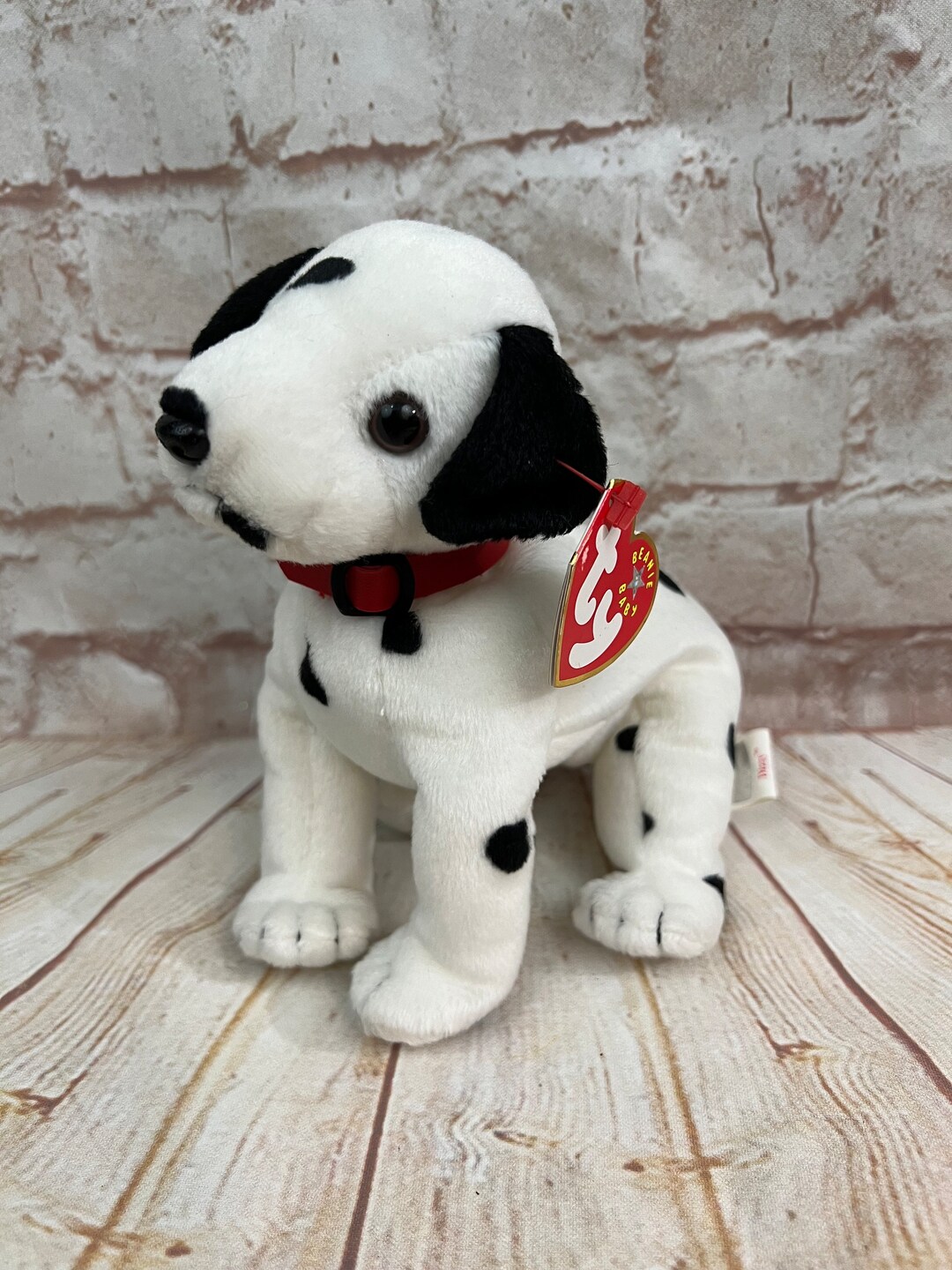 Vintage TY Dizzy the Dalmatian Dog Plush Stuffed Animal Beanie Babies 7 ...