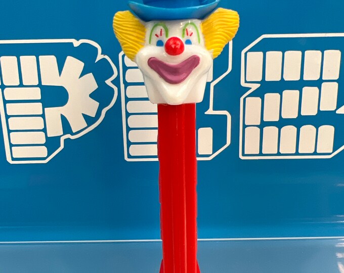Vintage Peter Pez the Original Clown PEZ Dispenser Red Stem small Eyes ... Vintage Peter Pez the Original Clown PEZ Dispenser Red Stem small Eyes ...