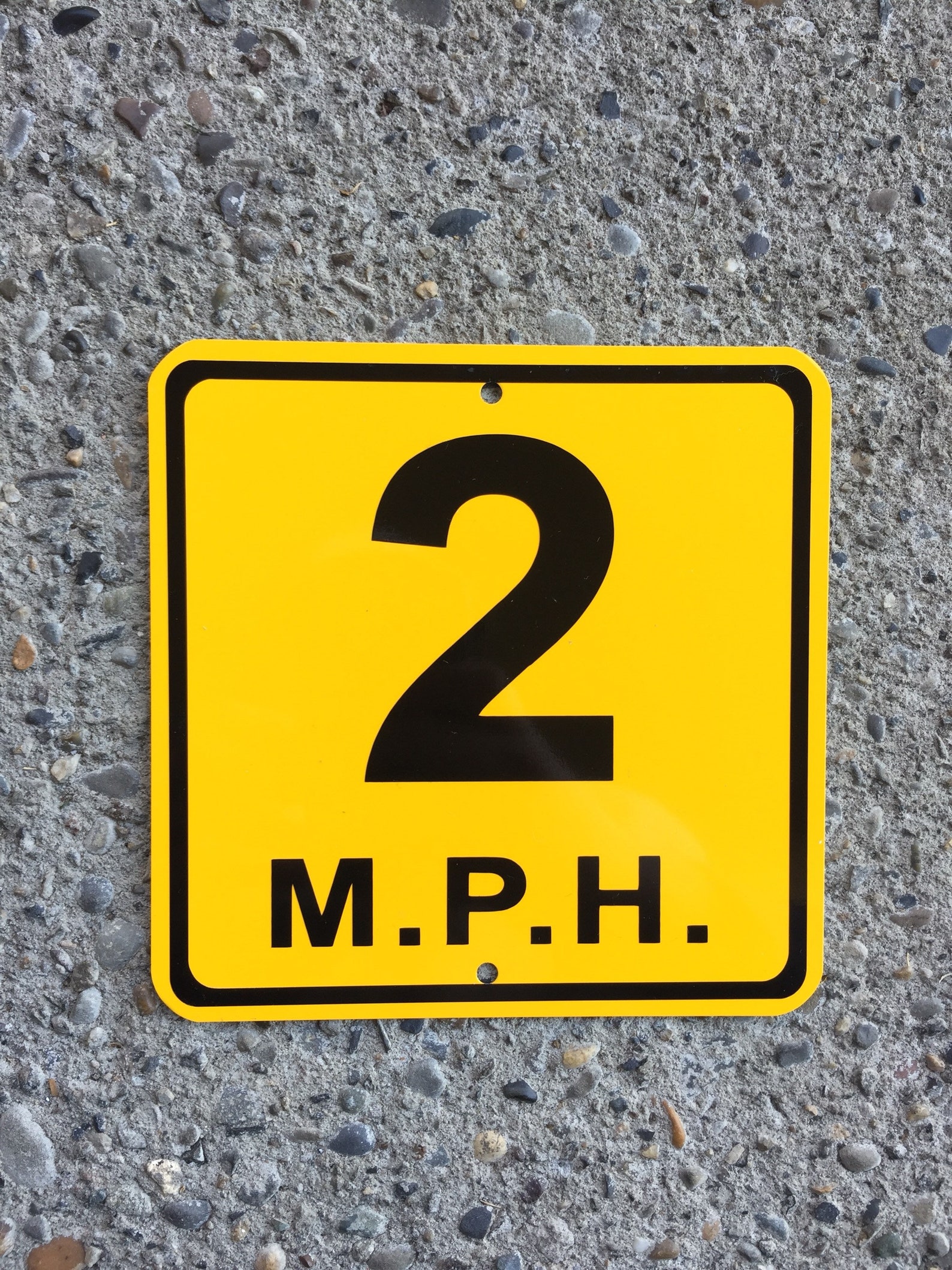 Speed Limit 2 MPH Metal Caution Street Sign 6x6 or | Etsy