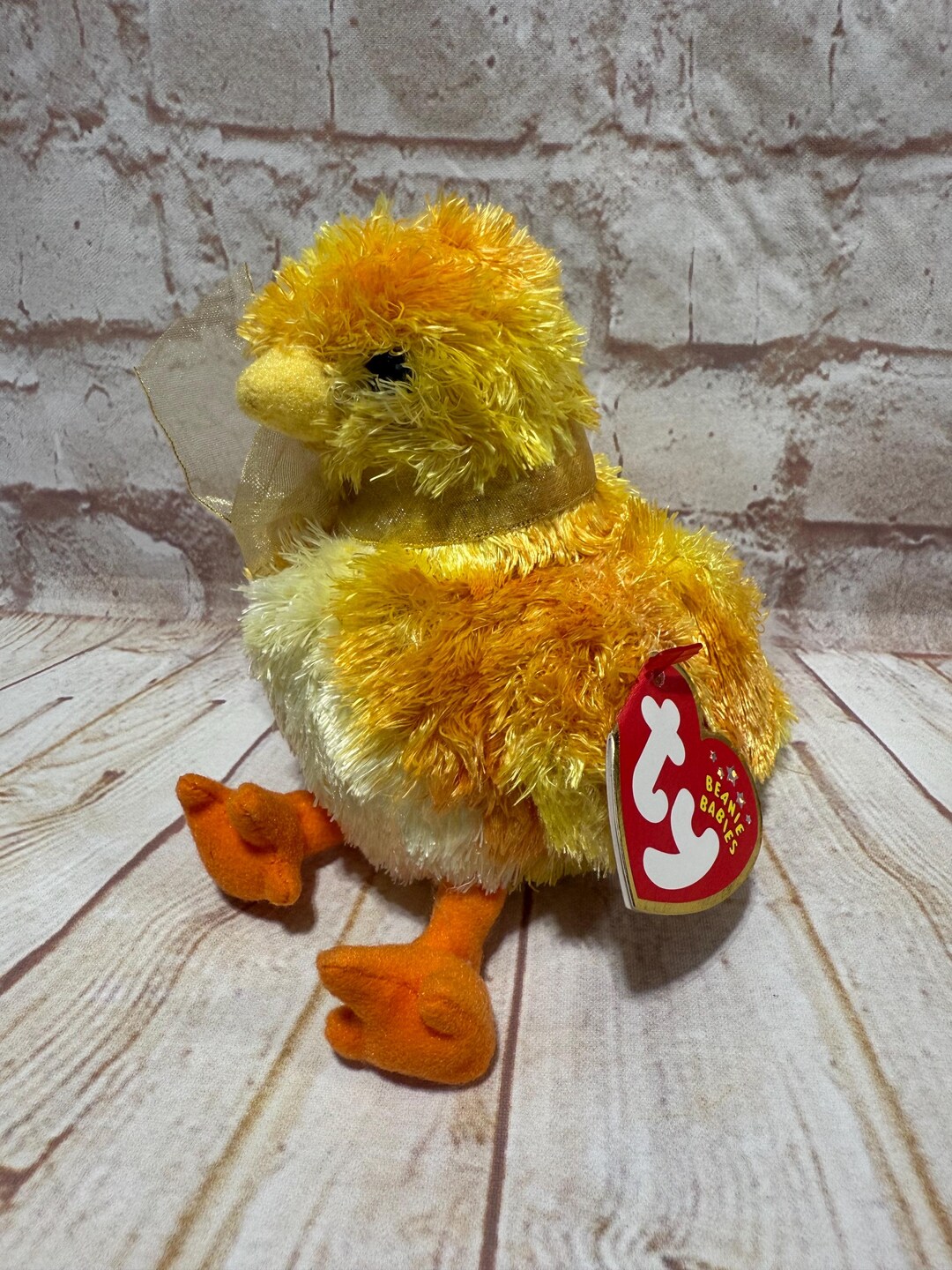 Vintage TY Chickie the Baby Chicken Plush Stuffed Animal the Original ...