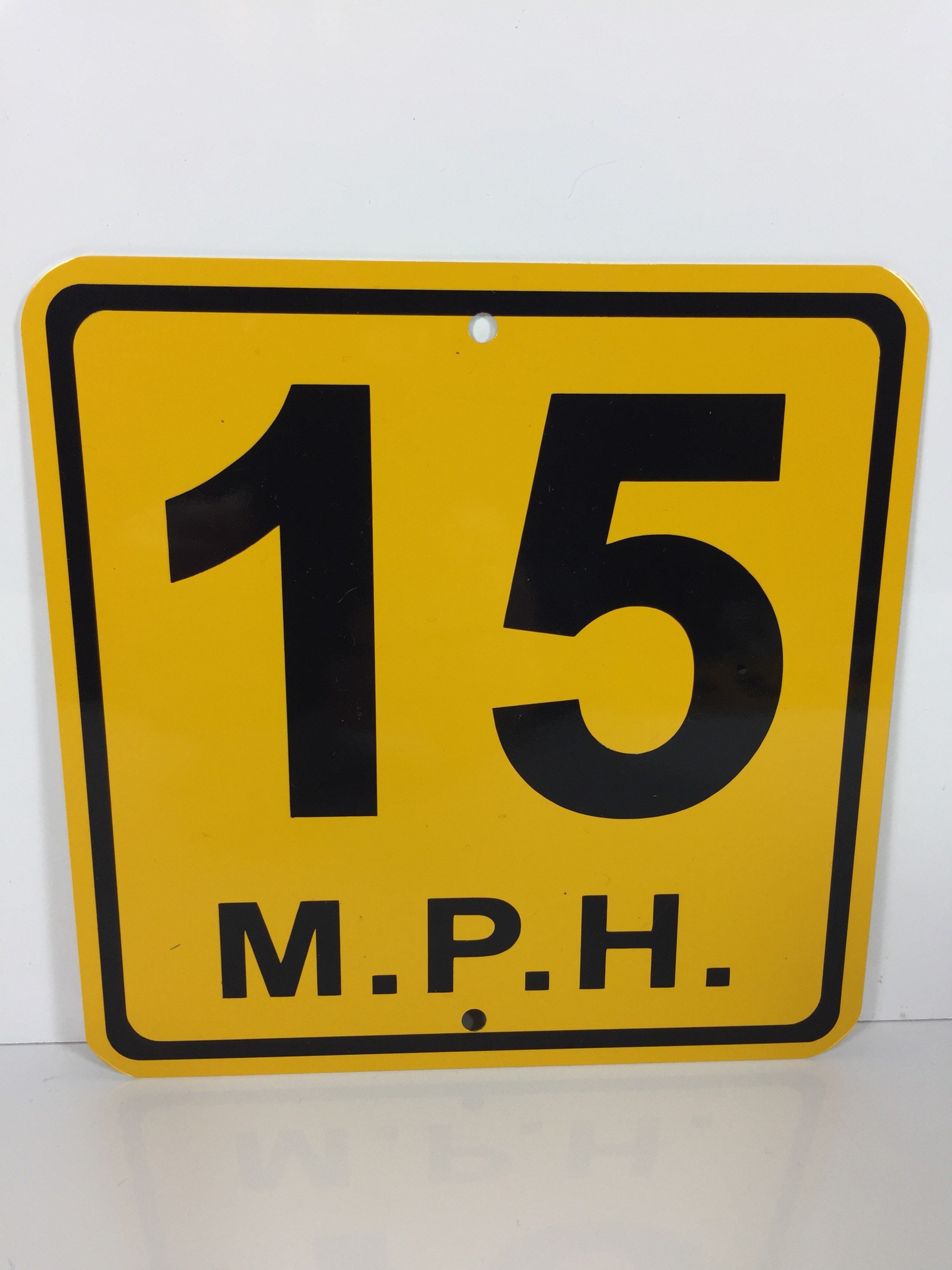 Speed Limit 15 MPH Metal Caution Street Sign 6x6 | Etsy