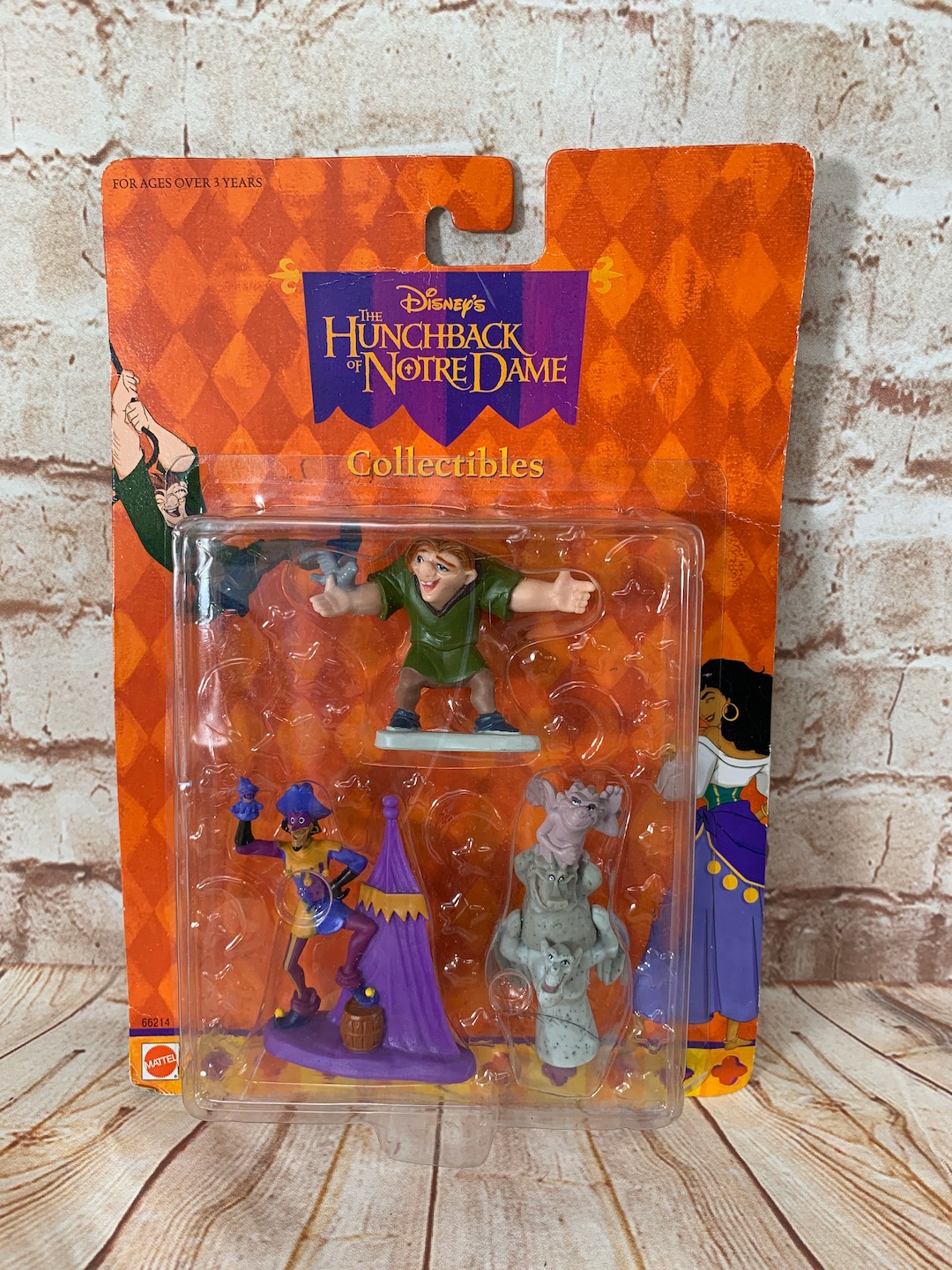 Vintage Set of 3 Disney Hunchback of Notre Dame Mini PVC Miniature ...