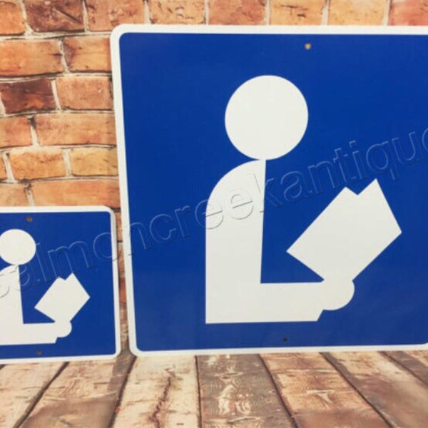 Library Sign - Etsy