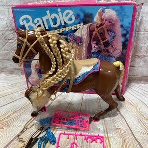 Vintage 1991 Barbie STAR STEPPER Dream Horse Mattel 2575 W/ Original ...
