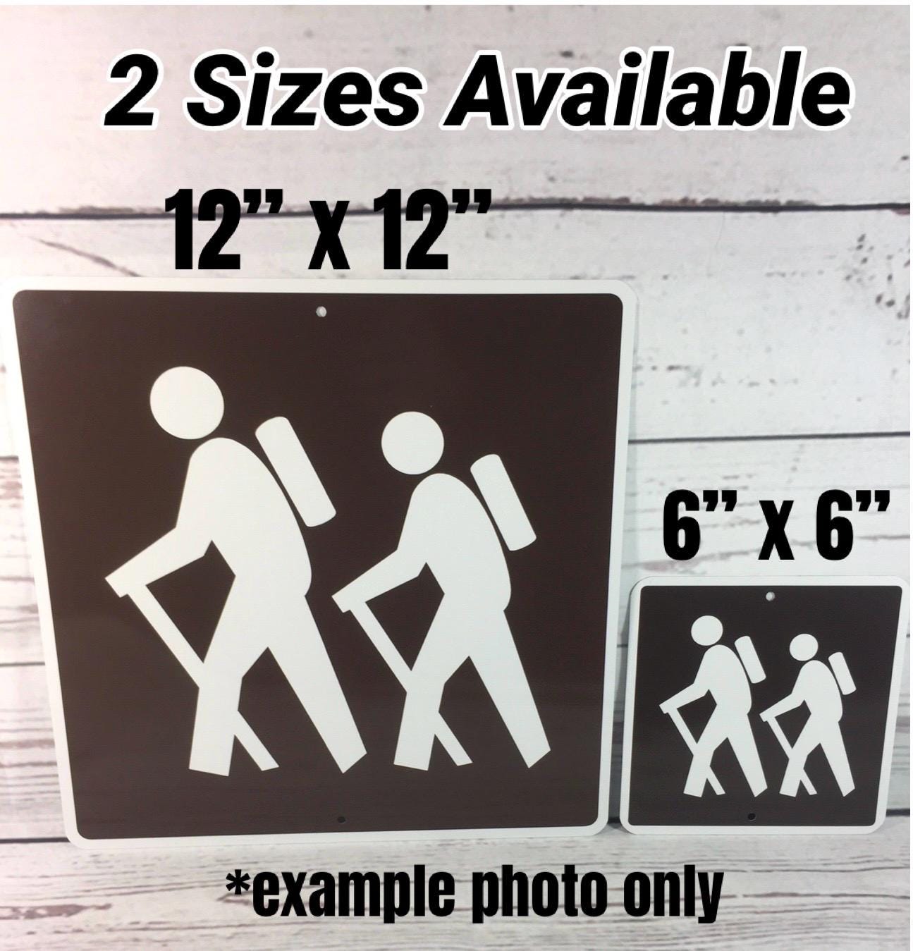 Hiking Path Metal Sign: Parks & Recreation Trail Marker - Etsy
