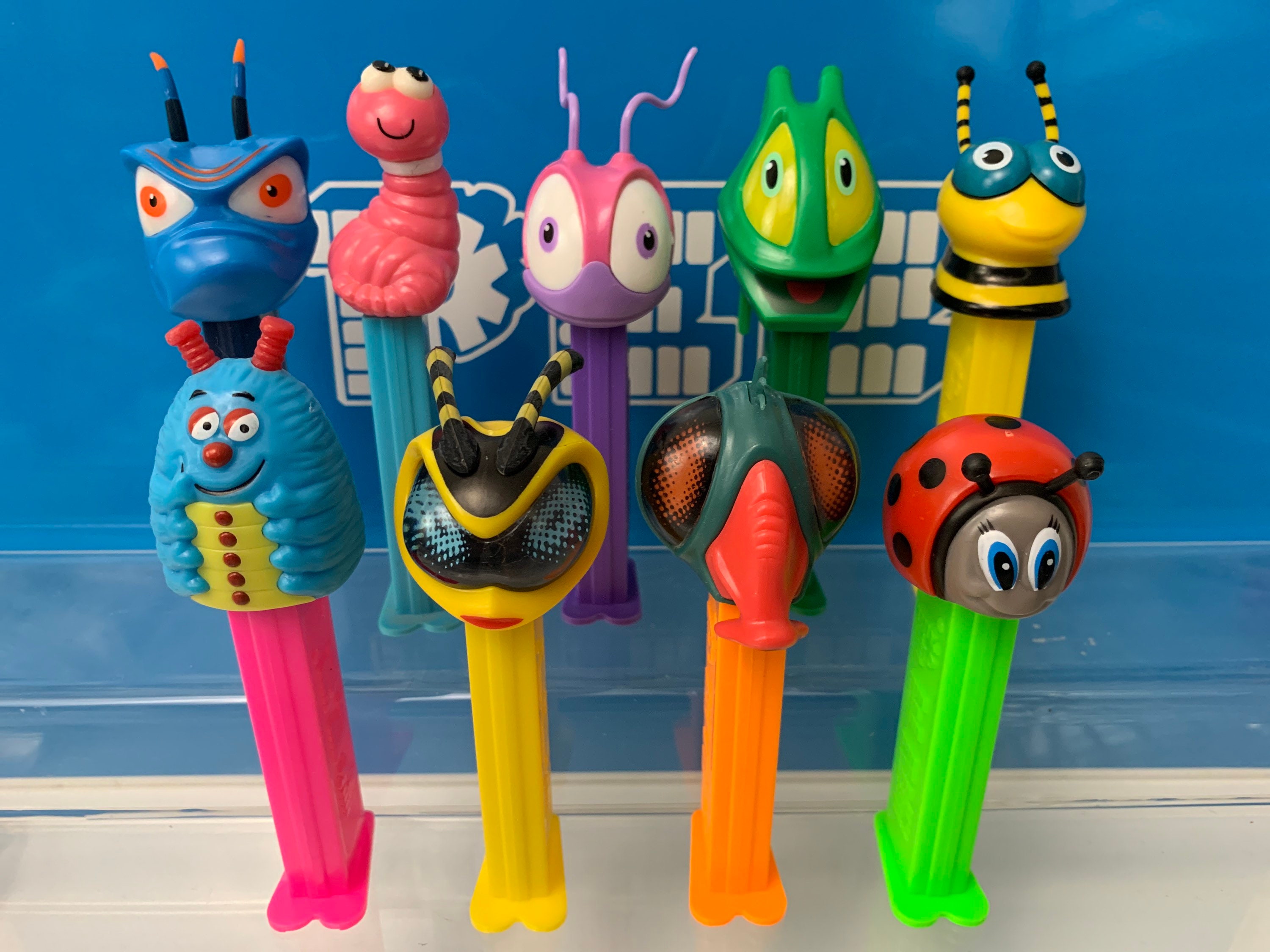 Set of 9 Bugz PEZ Dispensers bugs lot | Etsy