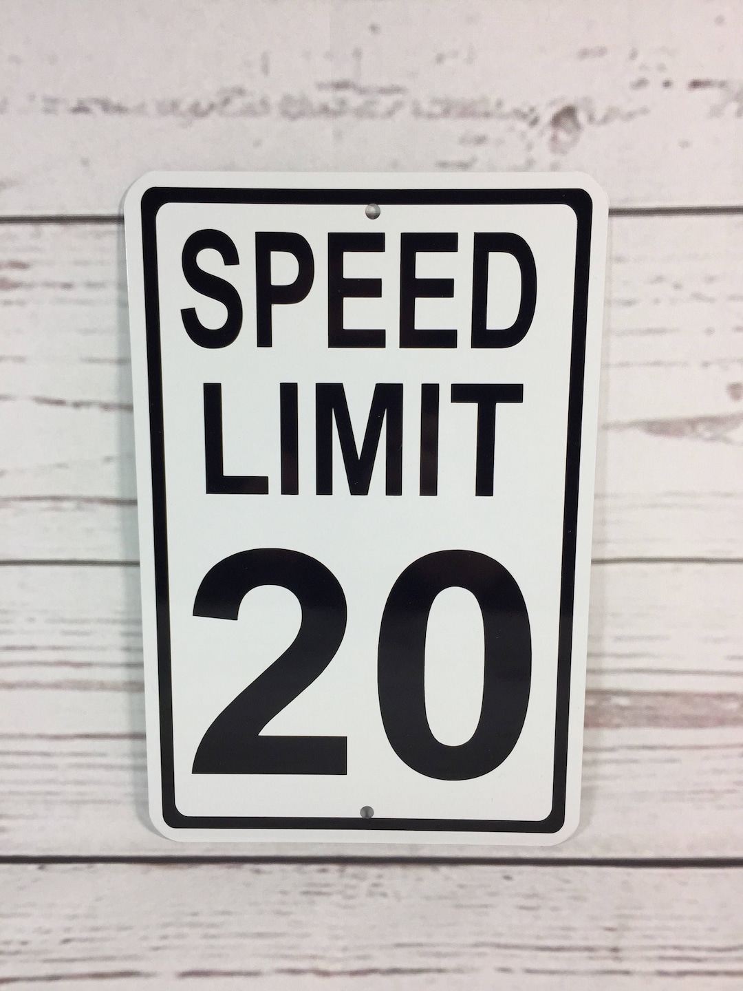 Speed Limit 20 Metal Street Traffic Sign NEW 20MPH 20th Birthday Party ...