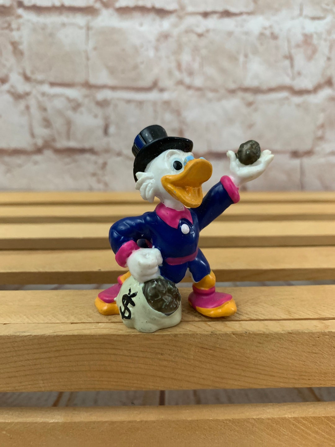 Vintage 1986 Scrooge Mcduck With Golden Nugget Disney - Etsy