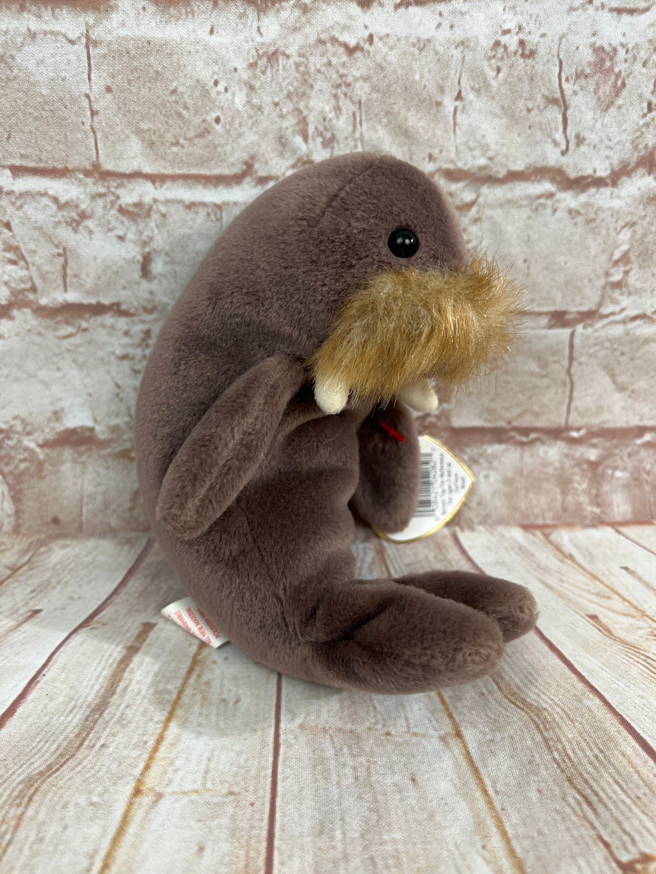 Vintage 1996 TY Jolly the Walrus Plush Stuffed Animal the Original ...