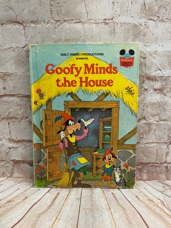 Vintage 1975 Disney Wonderful World of Reading Goofy Minds the - Etsy