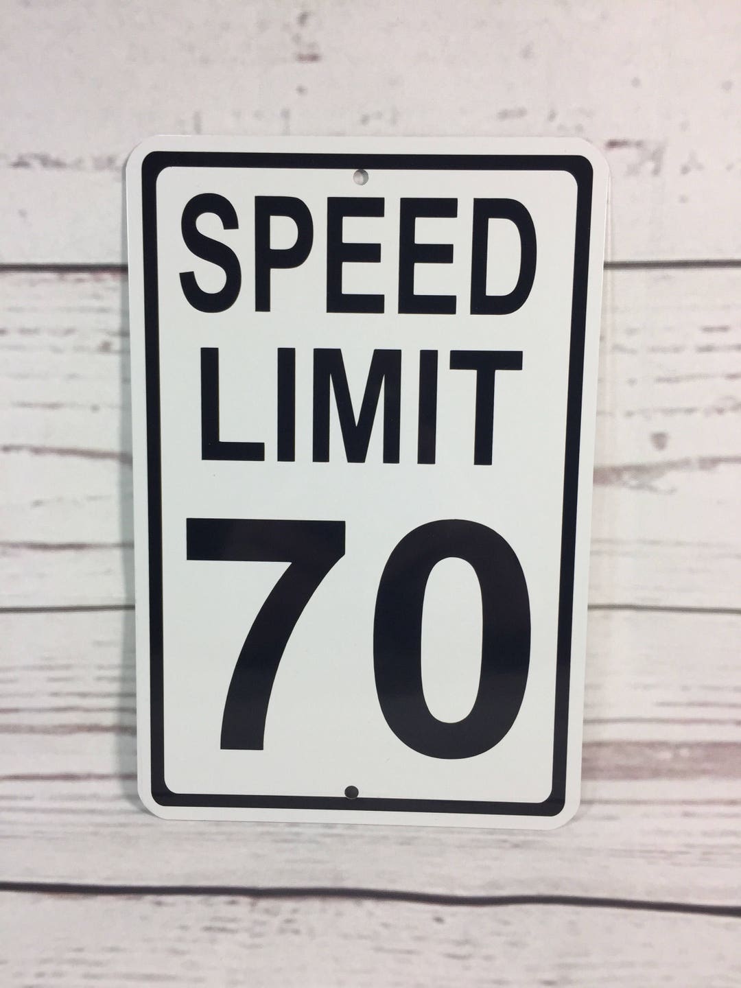 Speed Limit 70 Metal Street Traffic Sign NEW 70MPH 70th Birthday Party ...