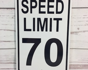 Speed Limit Sign | Etsy